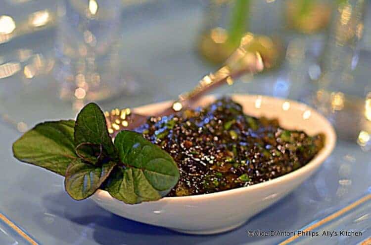 'Fresh Mint Jalapeno Orange Marmalade Jelly'