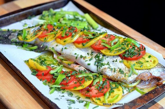 Fresh Herb Mountain Trout | trout recipes | cooking trout | trout