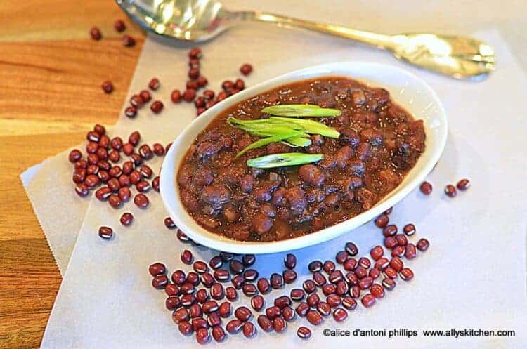 spiced seasoned adzuki beans | adzuki beans | adzuki recipe