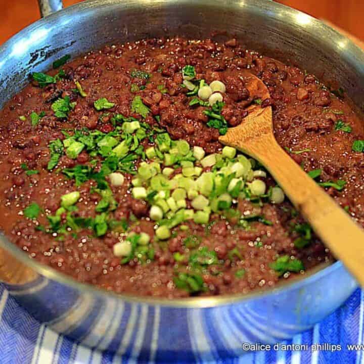spiced seasoned adzuki beans | adzuki beans recipe | adzuki beans