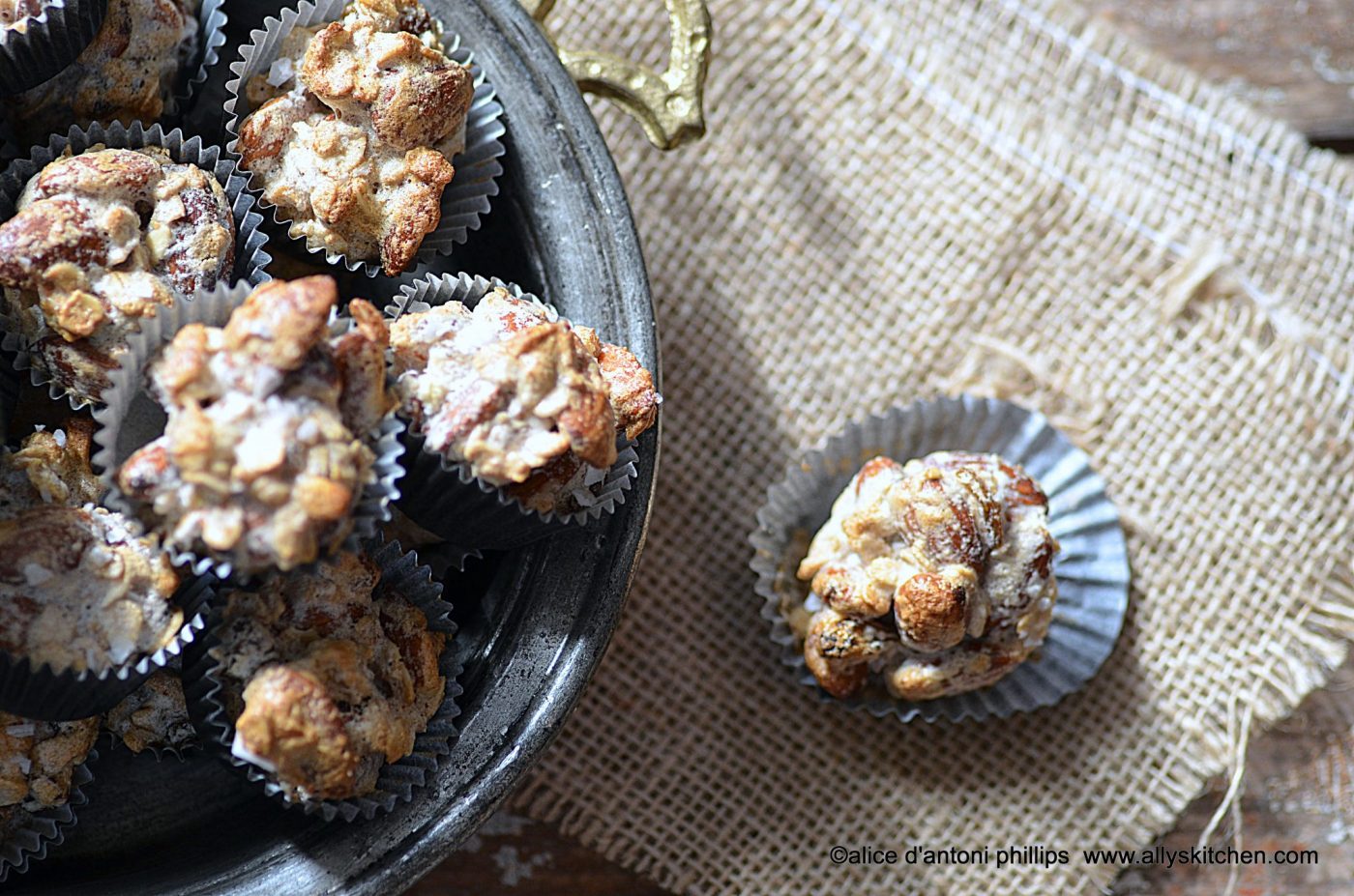 brown sugar almond spiced clusters