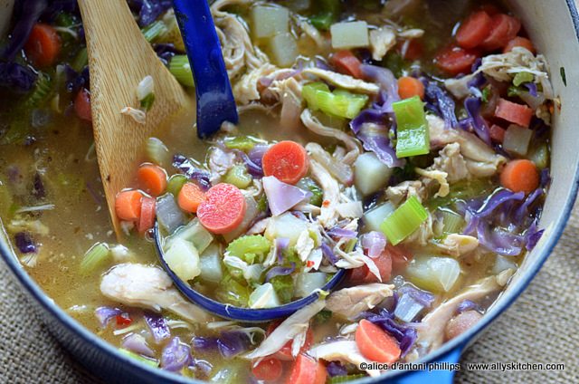 eastern european chicken cabbage soup