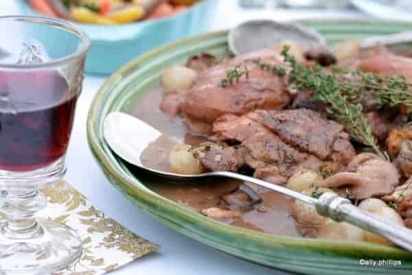 coq au vin chicken | coq au vin | french chicken | chicken coq au vin
