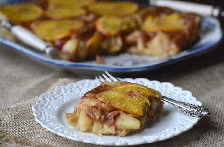 orange apple upside down pie | Ally's Kitchen