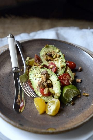 Avocado Tomato Crunch | Avocado Dips Quick and Easy