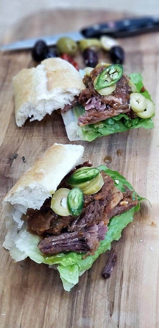 Slow Cooker Beef Short Rib Sandwiches | Beef Short Ribs Slow Cooker