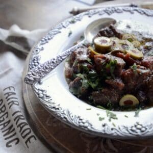 Slow Cooker Beef Tomatoes Olive Stew | Slow Cooker Beef Stew