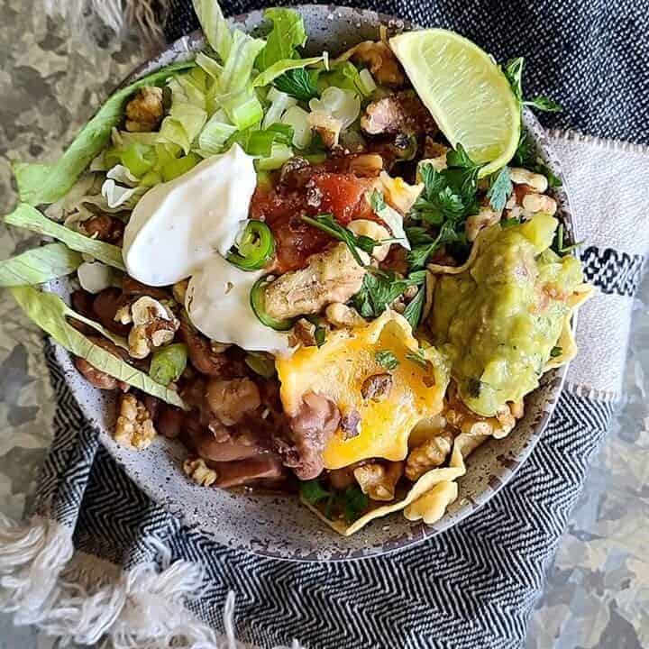pork taco red beans | pork beans | mexican beans | pork taco beans