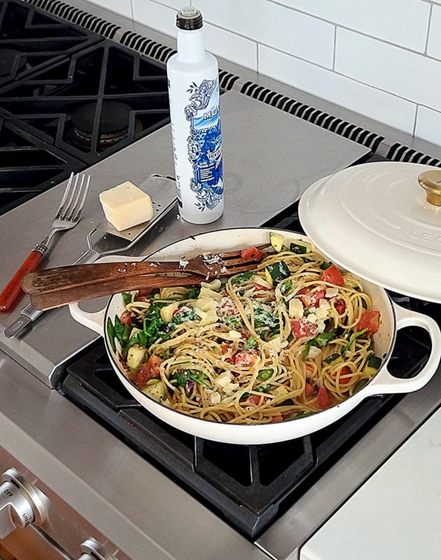 rustic pasta primavera | pasta primavera | easy pasta recipes | pasta