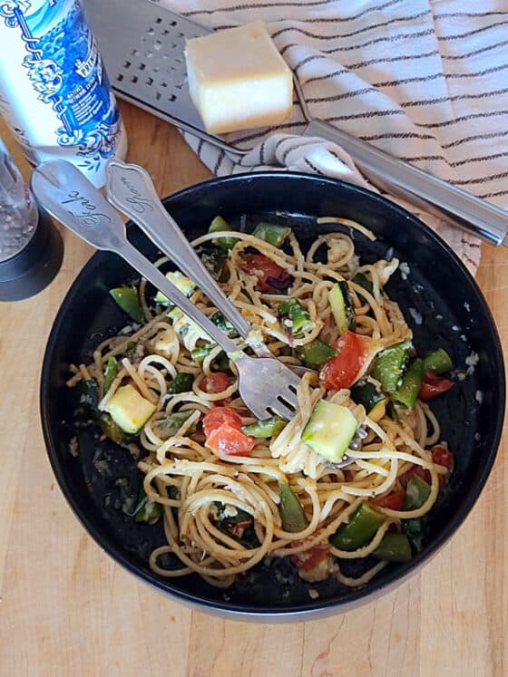 rustic pasta primavera | pasta primavera | easy pasta recipes | pasta