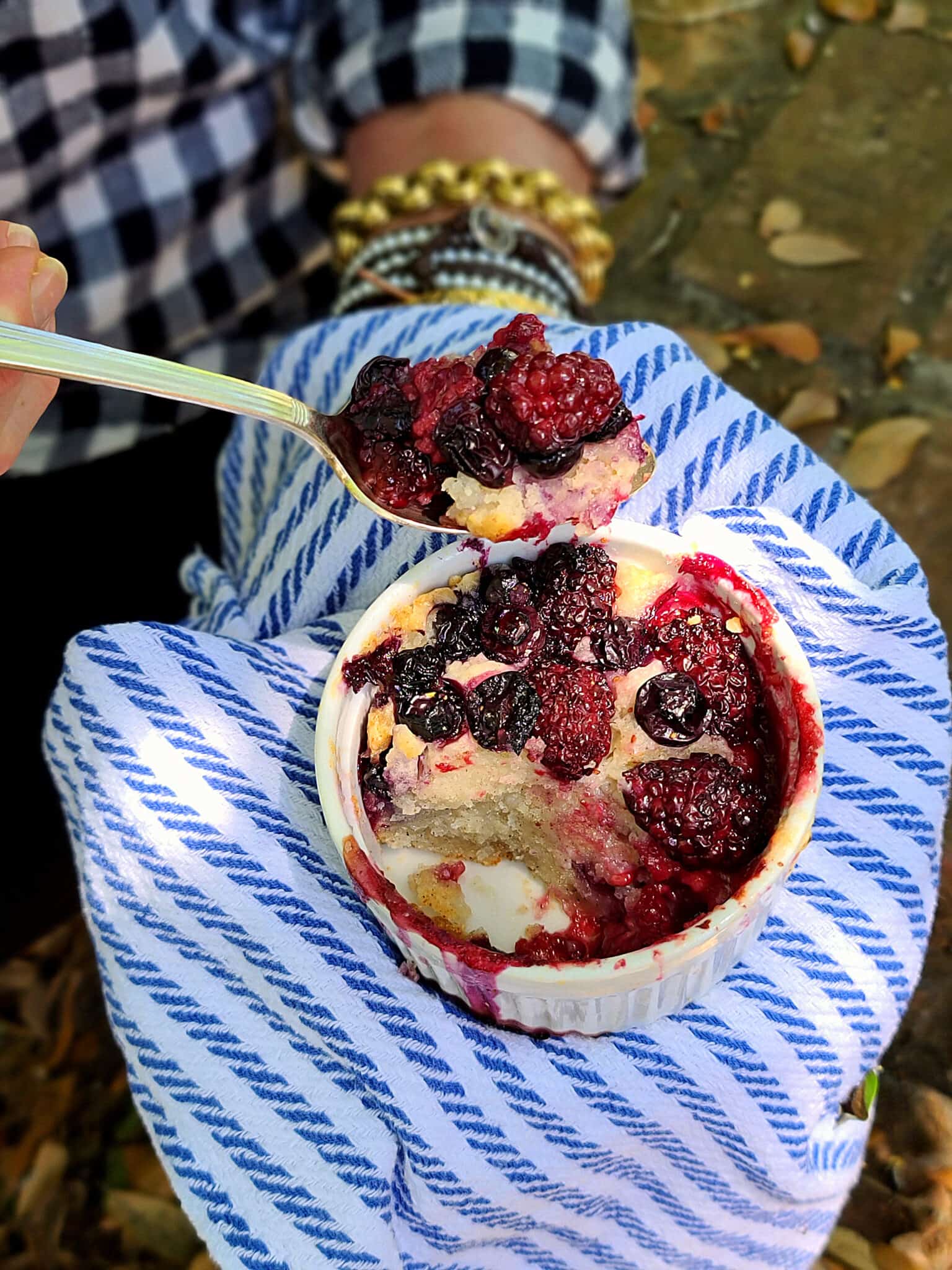 mini fruit cobblers | easy fruit cobbler | mini fruit cobblers | cobbler