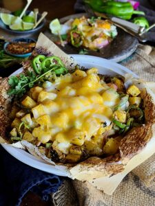 Easy Cheesy Cuban Mojo Potatoes | Cuban mojo potatoes | mojo potatoes