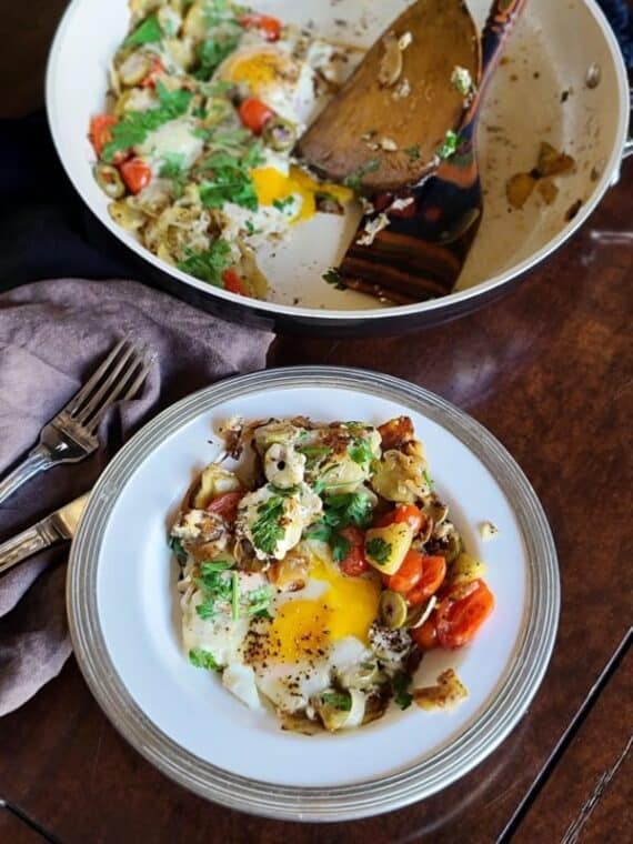 The Best Open Faced Tuscan Omelet | tuscan omelet | open faced omelet