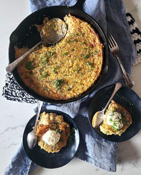 Easy Creamy Corn Pudding | corn pudding | thai curry corn pudding