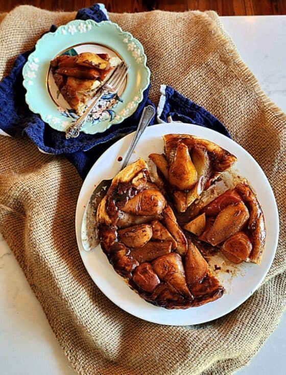 Easy Pear Tart Tatin | pear tart tatin | pear dessert | tart tatin