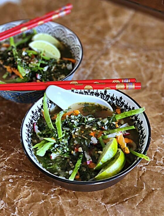 Easy Asian Spring Noodle Soup | Asian noodle soup | Asian soups