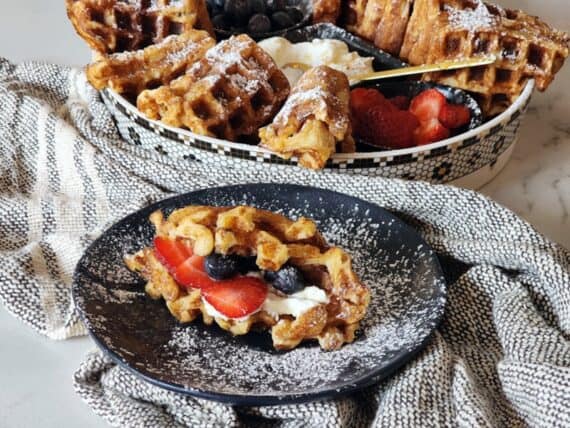 Easy Dessert Waffle Recipe | waffles | dessert waffle | easy waffles