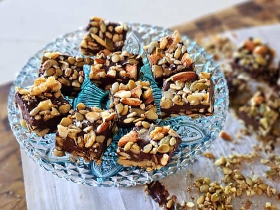 Freezer Protein Fudge | chocolate fudge | bone broth fudge